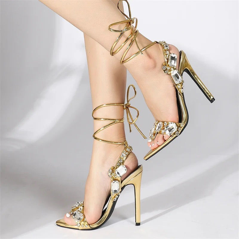 Studded heels – pinkmanor